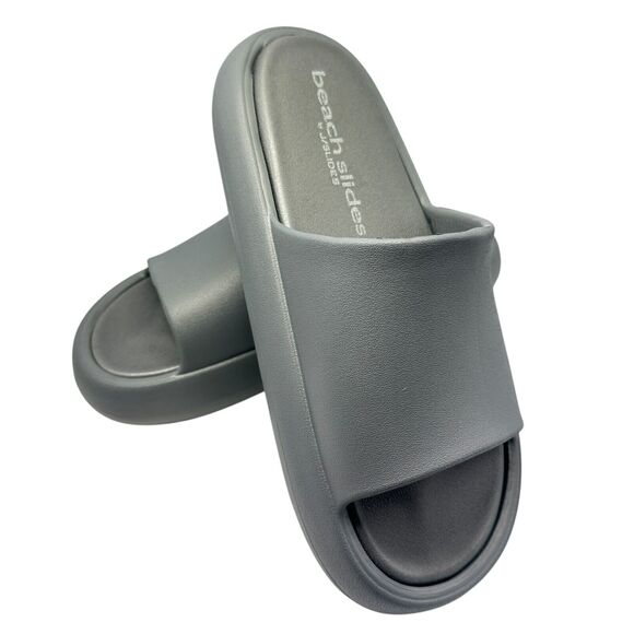 J Slides | Shoes | Jslides Size 7m Grey Eva Squish Beach Pool Slides ...
